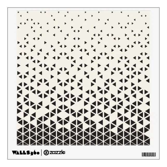 Abstract Geometric Design Wall Decal | Zazzle
