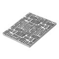 Abstract Geometric Line Pattern Notepad | Zazzle