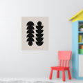 Abstract Geometric Modern Minimalist Scandinavian Poster | Zazzle