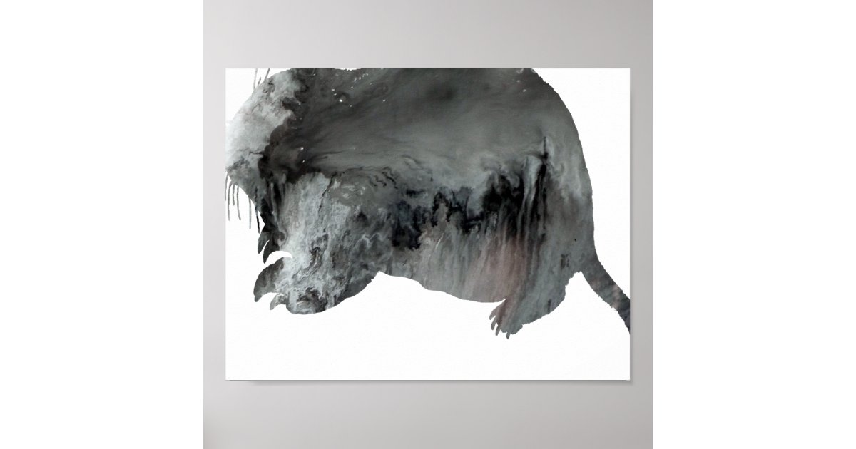 Abstract Gopher silhouette Poster | Zazzle