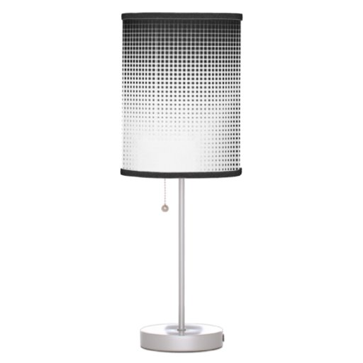 Abstract Halftone Table Lamp | Zazzle