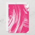 Abstract Hot Pink Graduation Party Invitation | Zazzle