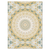 Abstract Medallion Design in Mustard Yellow Tissue Paper | Zazzle