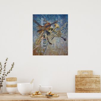 Abstract Melody print | Zazzle