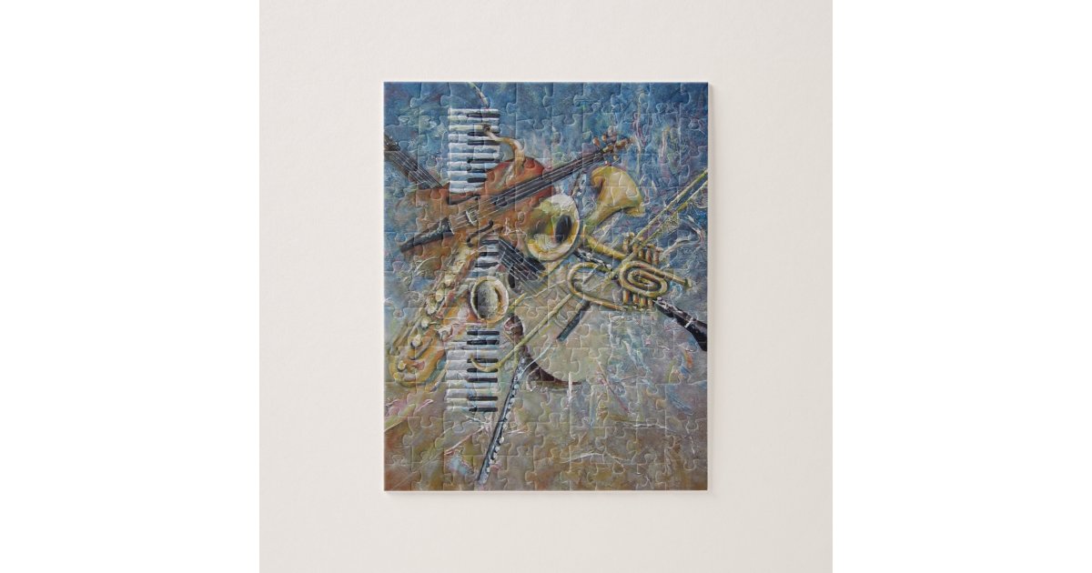Abstract Melody puzzle | Zazzle