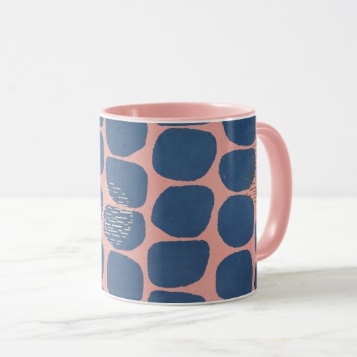 Abstract Modish Pattern Holiday Coffee Mug | Zazzle