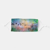abstract Music Adult Cloth Face Mask | Zazzle