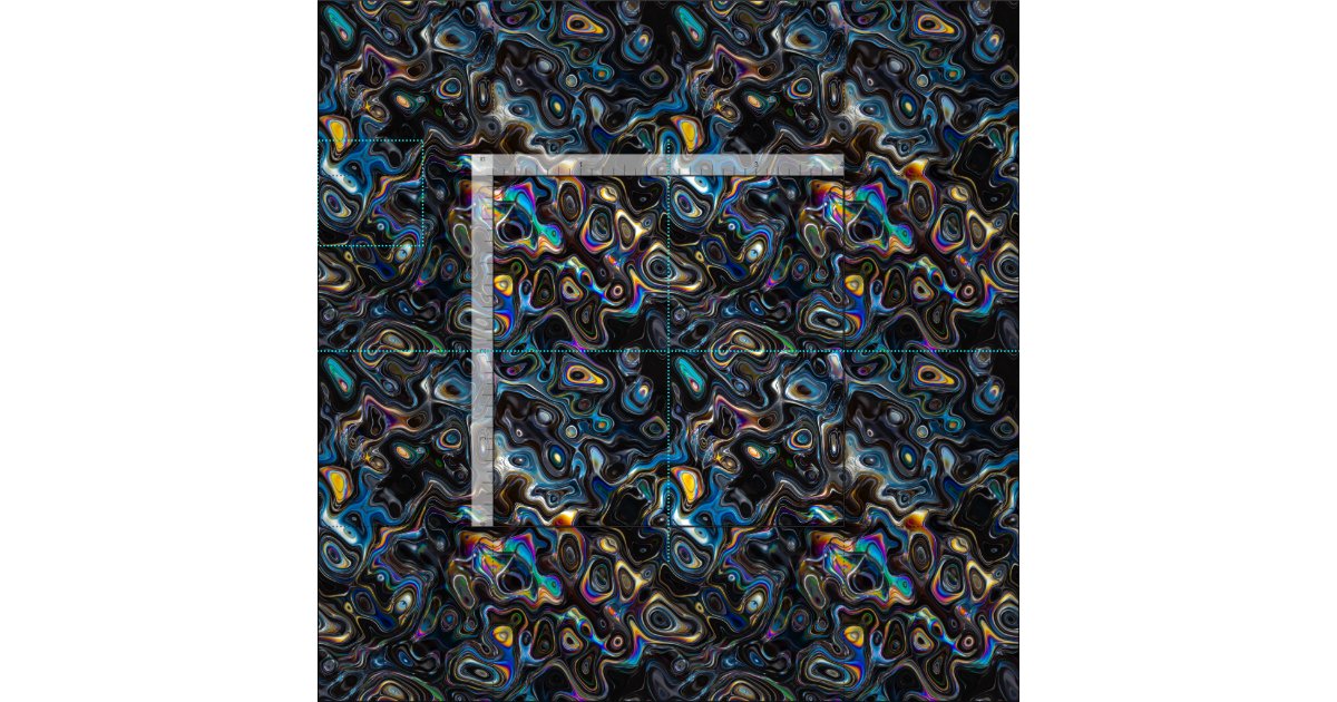 Abstract Psychedelic Pattern Fabric | Zazzle