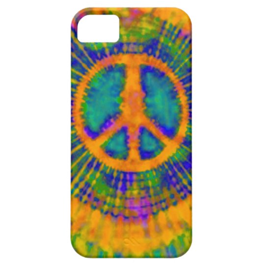Abstract Psychedelic Tie-Dye Peace Sign Case-Mate iPhone Case | Zazzle.com
