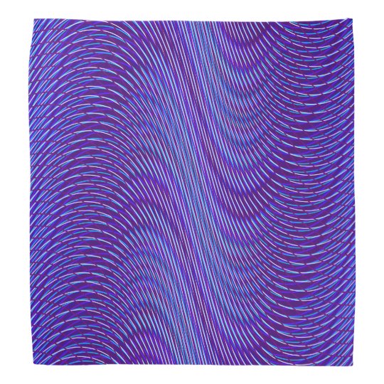 Abstract Purple and Blue Psychedelic, Rad & Trippy Bandana | Zazzle.com
