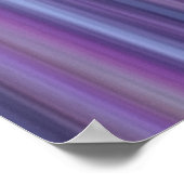 Abstract Purple and Teal Gradient Stripes Pattern Poster | Zazzle