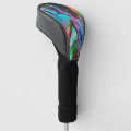 Abstract Rainbow Golf Head Cover | Zazzle