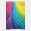 Abstract Rainbow Kitchen Towel | Zazzle