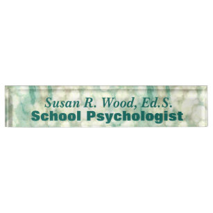 Psychology Desk Name Plates | Zazzle