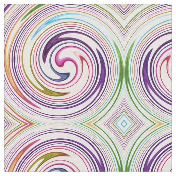 Swirl Pattern Fabric | Zazzle