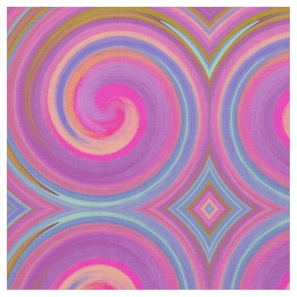Swirl Pattern Fabric | Zazzle