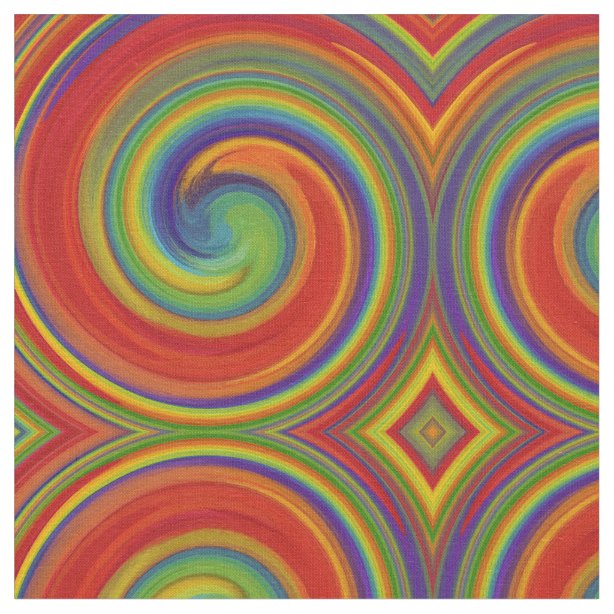 Swirl Pattern Fabric | Zazzle