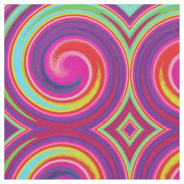 Swirl Pattern Fabric | Zazzle