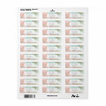 Abstract Summer Watercolor Return Address Label | Zazzle