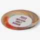 Abstract Swirl Groovy Annual Family Reunion Paper Plates | Zazzle