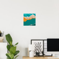 Abstract Texture Poster | Zazzle