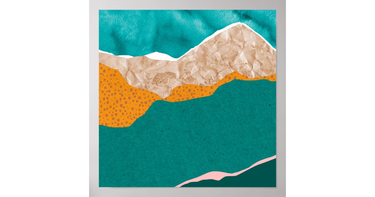 Abstract Texture Poster | Zazzle