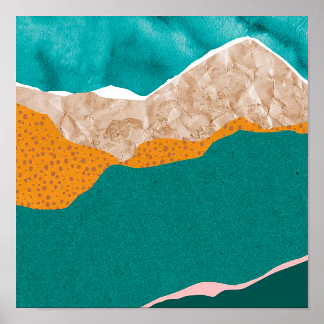 Abstract Texture Poster | Zazzle