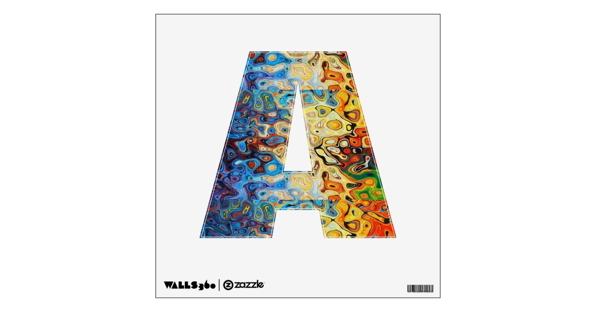 Abstract textured pattern wall decal | Zazzle