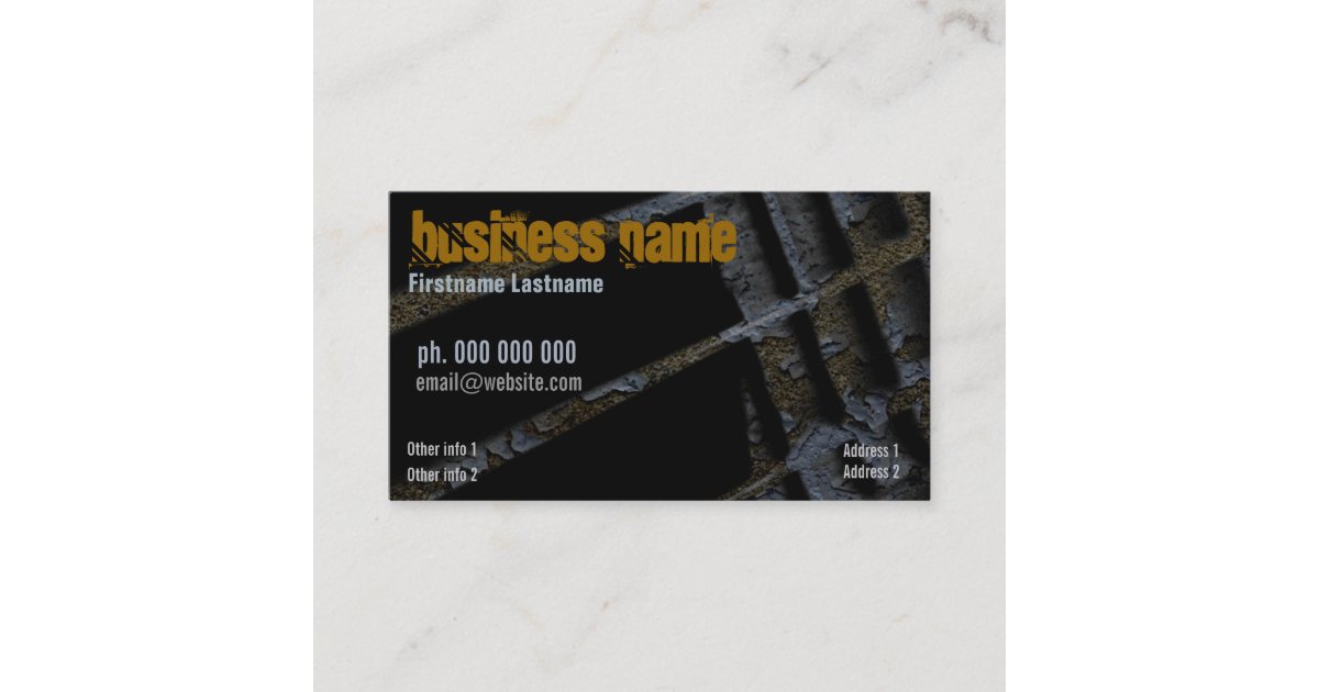 Abstract Textures Business card | Zazzle