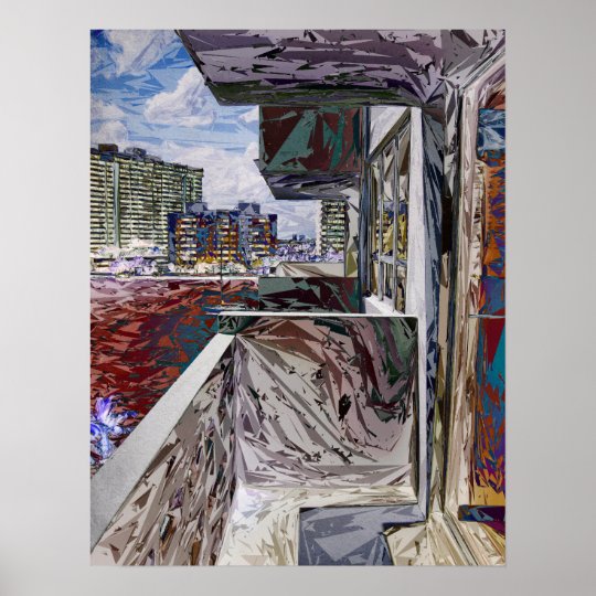 Abstract Urban Structure Poster | Zazzle.com