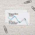 Abstract Water Wave Business Card | Zazzle
