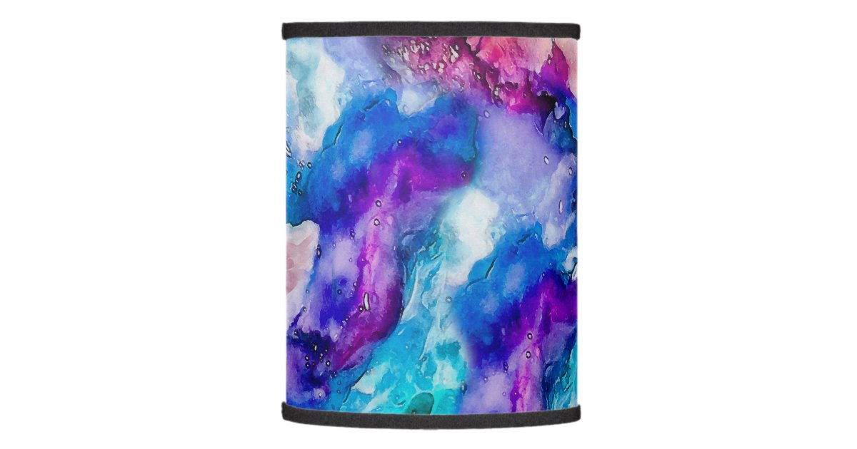 Abstract watercolor lamp shade | Zazzle