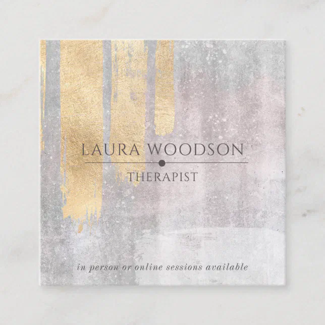 Abstract Watercolor Shapes Therapist Business Card | Zazzle