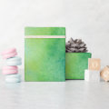 Abstract Yellow and Green Wrapping Paper | Zazzle