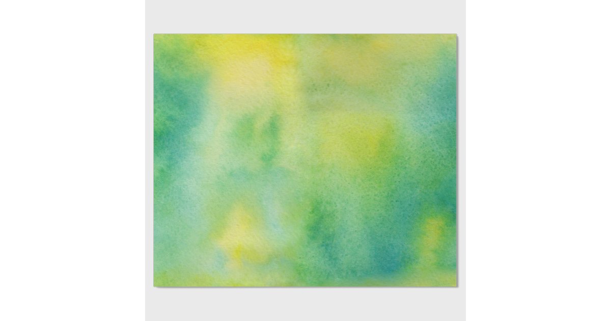Abstract Yellow and Green Wrapping Paper | Zazzle
