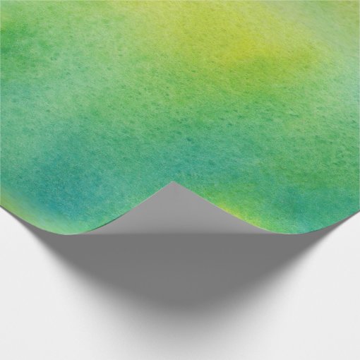 Abstract Yellow and Green Wrapping Paper | Zazzle