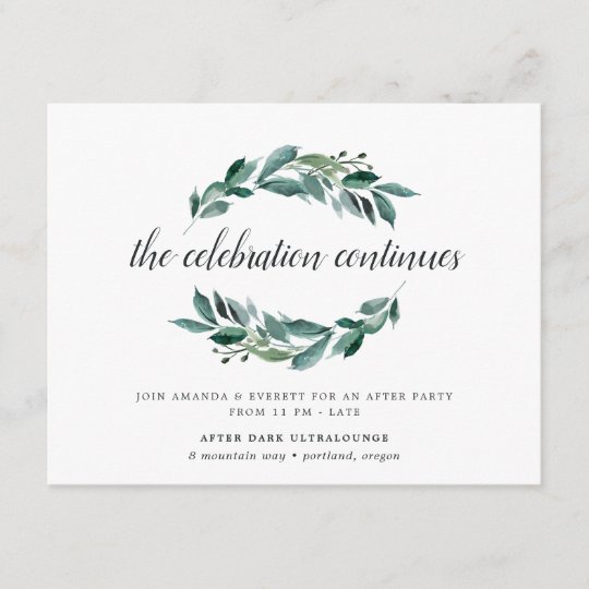 Knotted | Wedding After Party Invitation | Zazzle.com