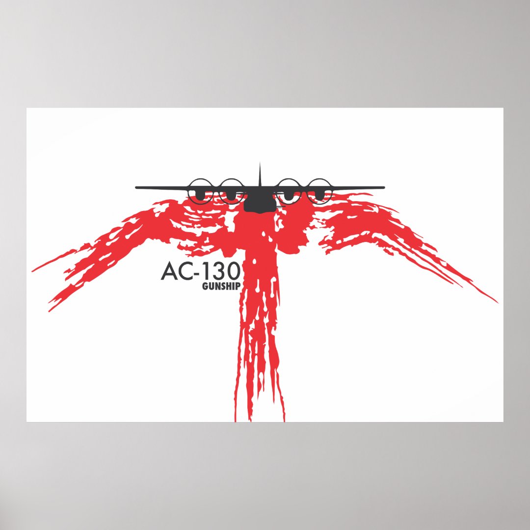 AC-130 Gunship Poster | Zazzle