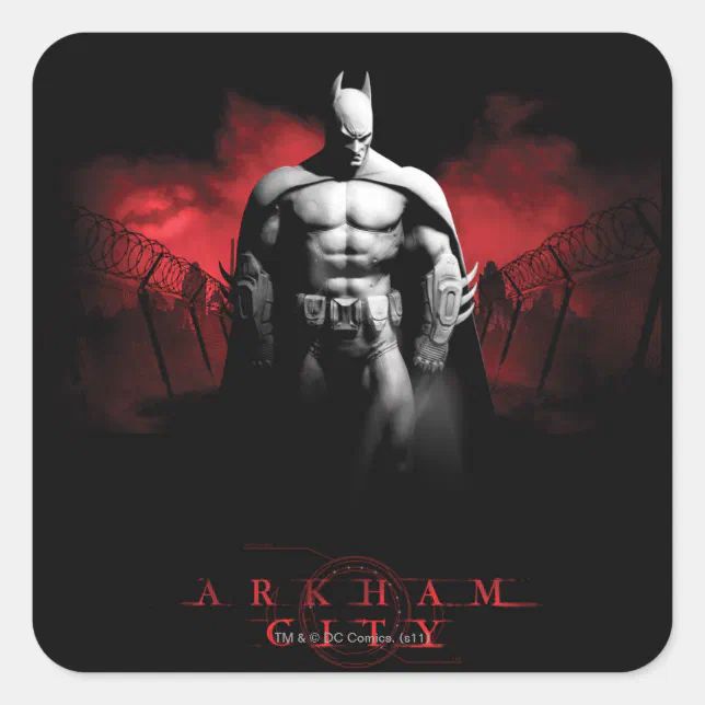 AC Poster - You're Not Safe Here Square Sticker | Zazzle