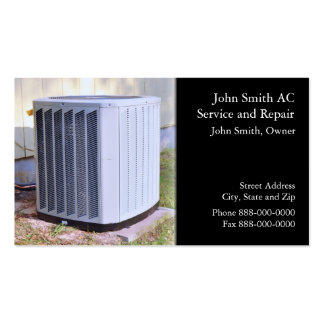 Air Conditioning Business Cards and Business Card Templates | Zazzle