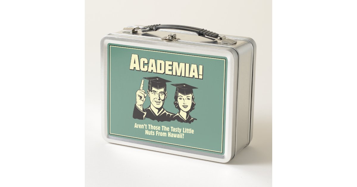 Academia: Tasty Nuts From Hawaii Metal Lunch Box | Zazzle