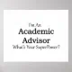 Academic Advisor Poster | Zazzle