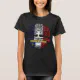 Acadia Acadian French France Tree Roots Flag T-Shirt | Zazzle