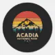 Acadia National Park Classic Round Sticker | Zazzle