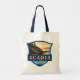 Acadia National Park Illustration Retro Badge Tote Bag | Zazzle