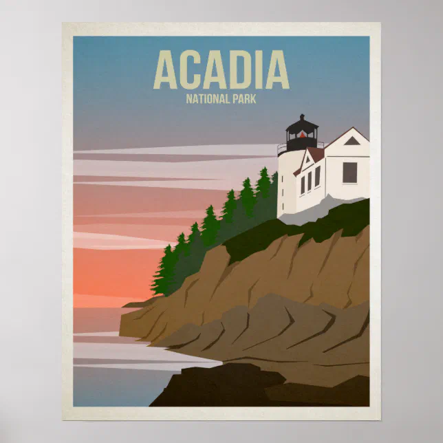 Acadia National Park Poster | Zazzle