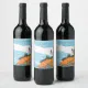 Acadia National Park Wedding Retro Wine Label | Zazzle