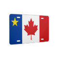 Acadian Canadian Flag Mix License Plate | Zazzle