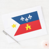 Acadiana Cajun Flag Stickers | Zazzle