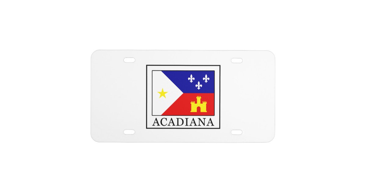 Acadiana License Plate | Zazzle
